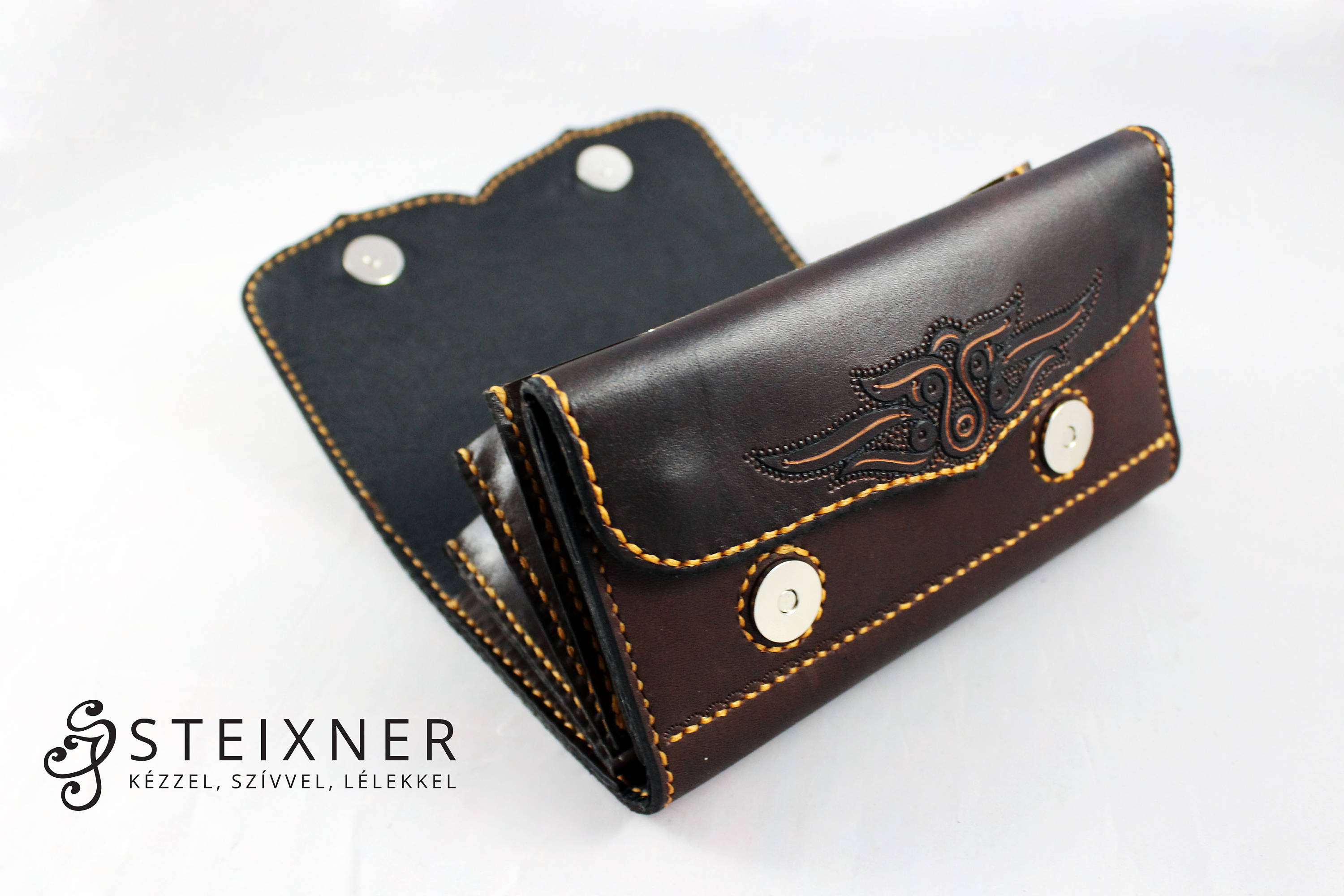 Celtic Leather Wallet Genuine Leather Personalized Credit Card - Etsy