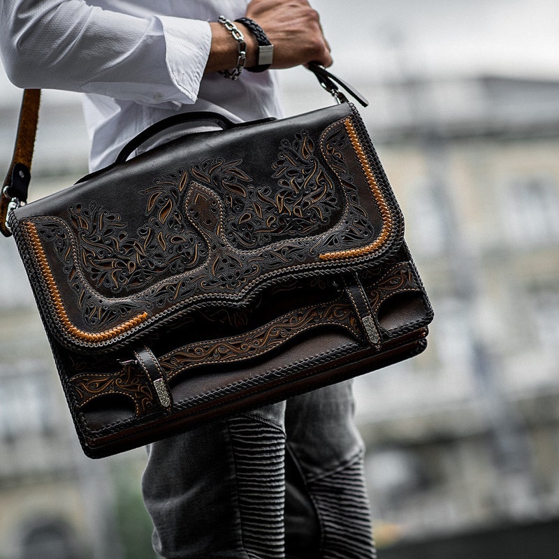 Handmade Briefcase - Etsy