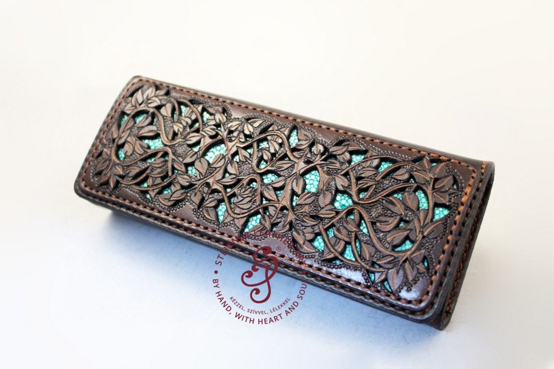 Stingray Leather Pen Case, Fountain Pen Case for 3 Pens, Pen Case New ...