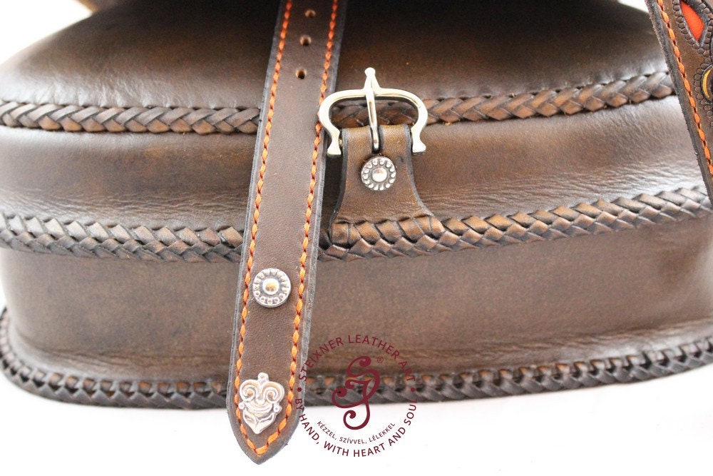 Women's Leather Bag With Carving, Adjustable Long Strap Leather ...