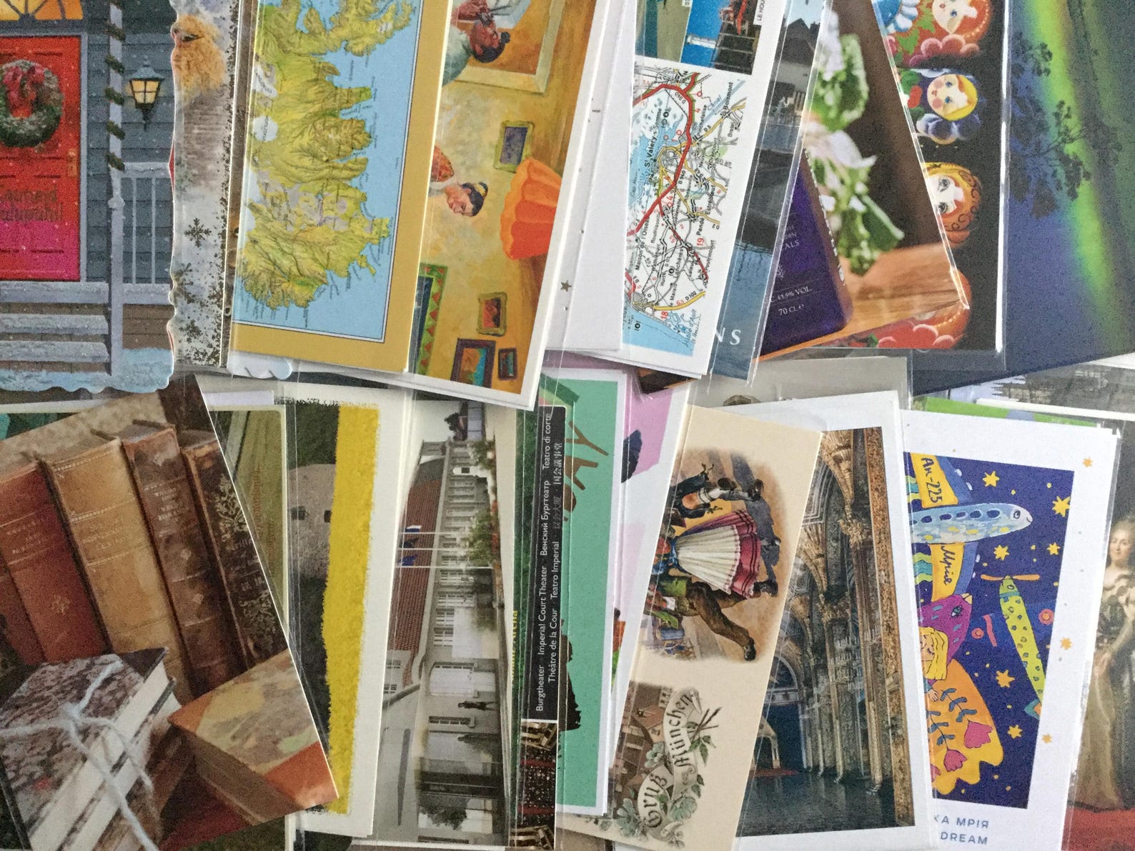 Random Postcard Pack, 25 Unique Unused Cards for Postcrossing - Etsy
