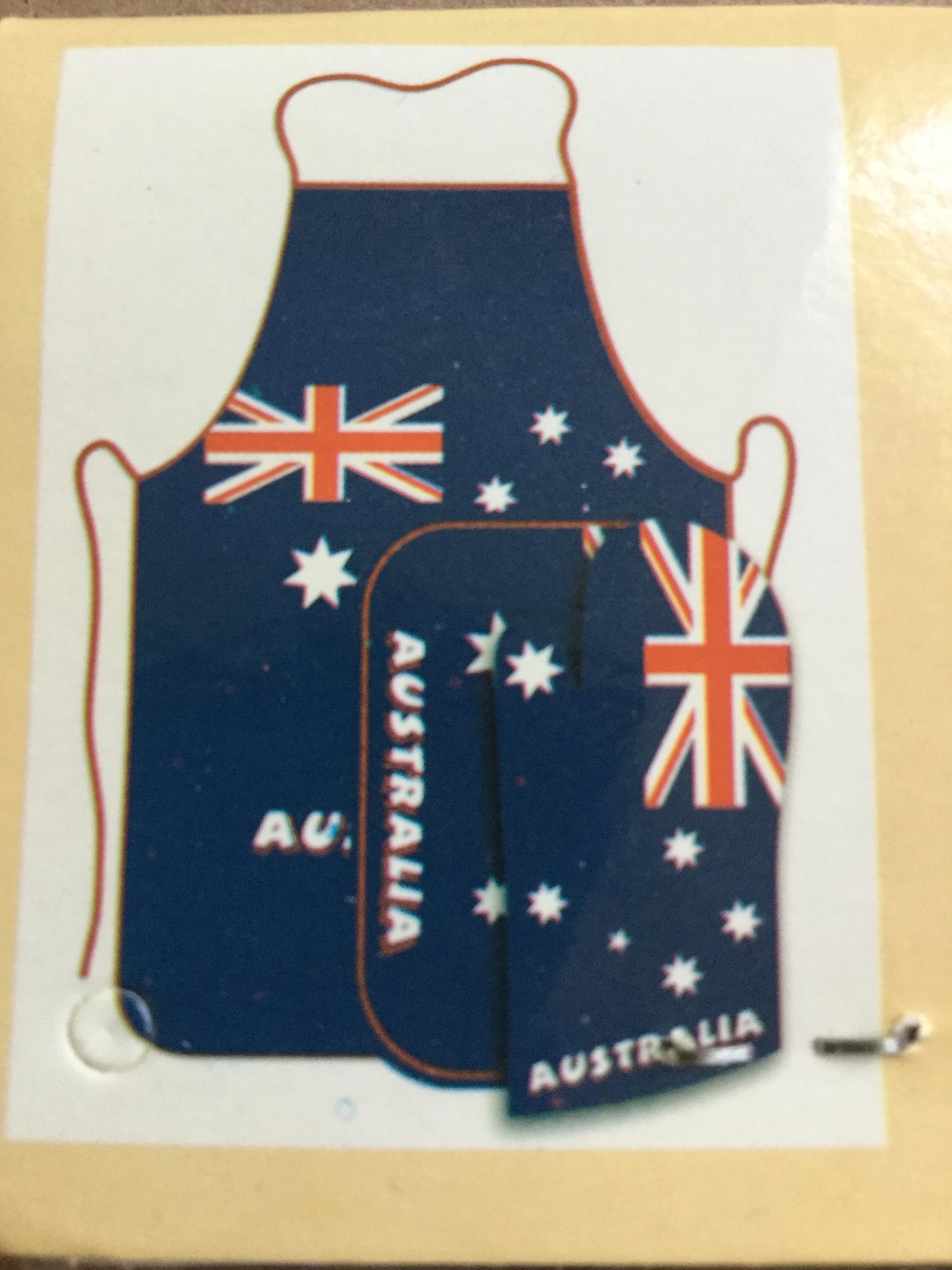 Australian Flag Apron and Oven Mitt Set - Etsy