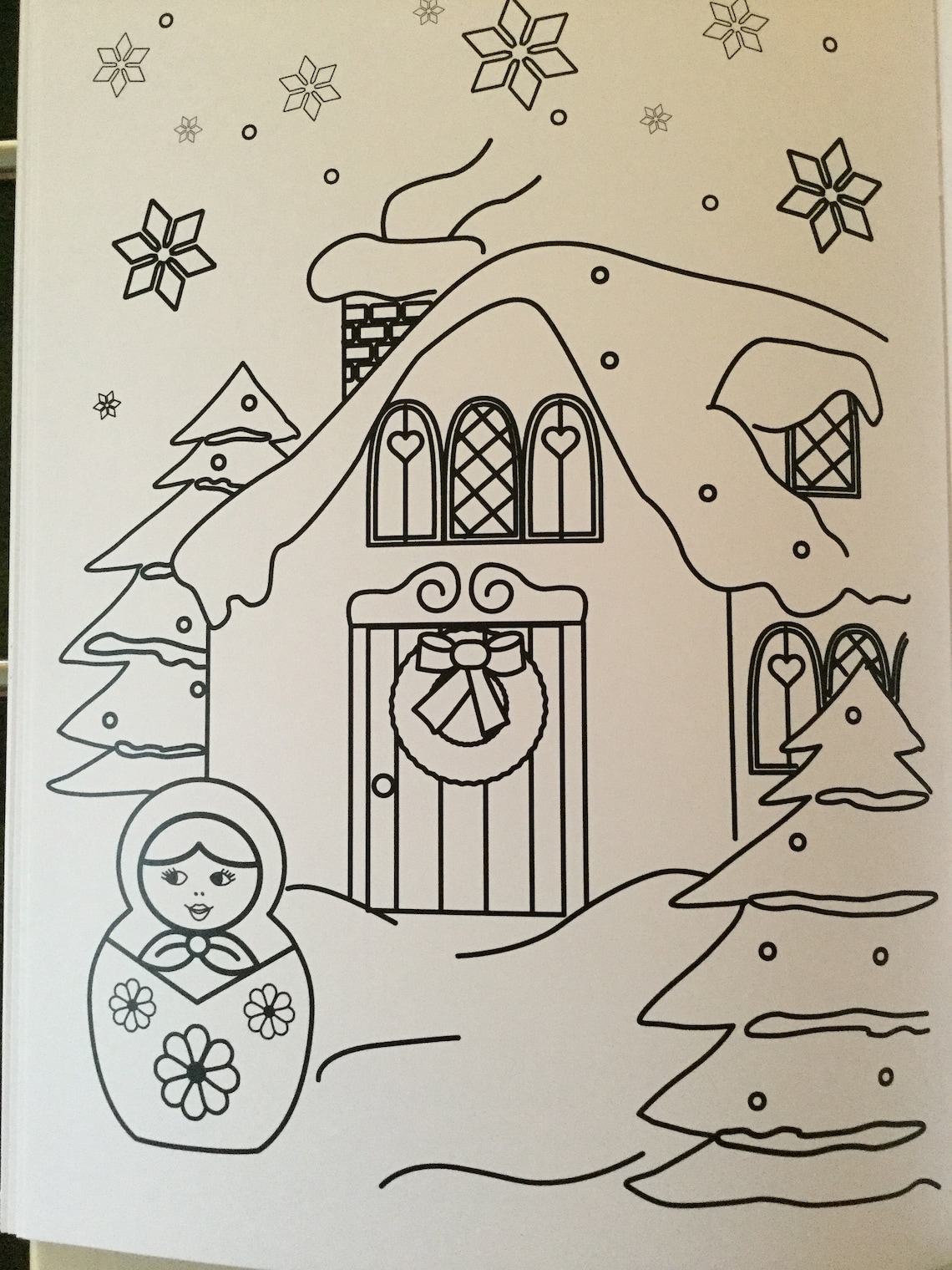 Russian Doll Colouring Book the Little Matryoshka - Etsy