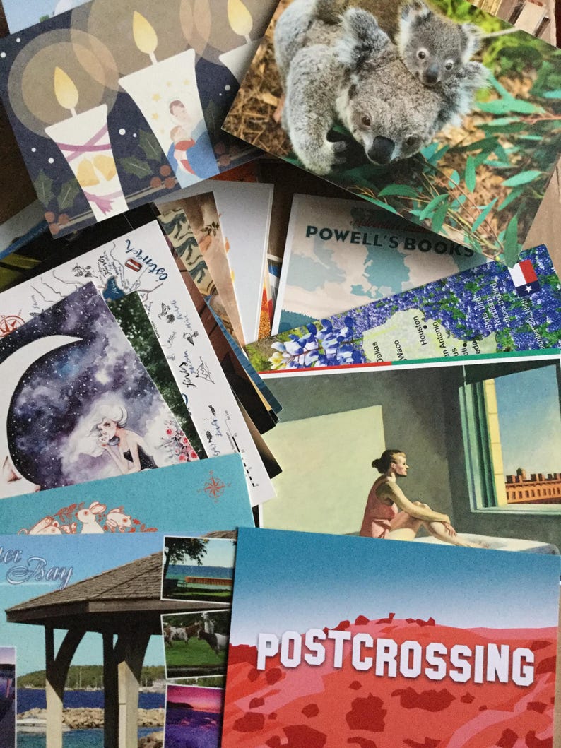 Pack of Random Unused Postcards Postcrossing Bulk Pack of 25 Postcards ...