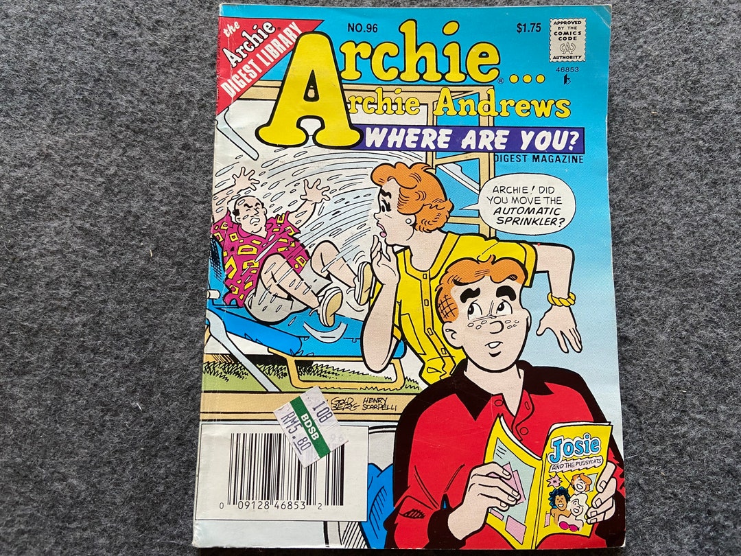 1994 Archie Andrews, Where Are You Vintage Comic Book - Etsy