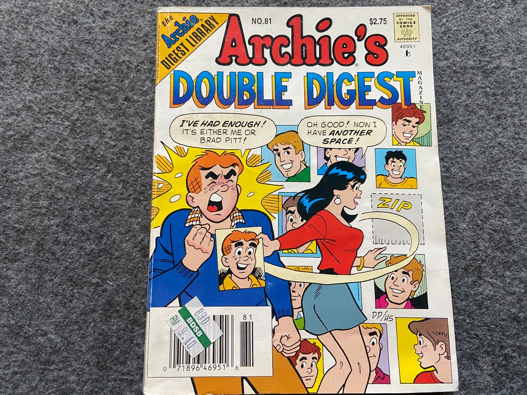 1995 Archie's Double Digest Vintage Comic Book - Etsy