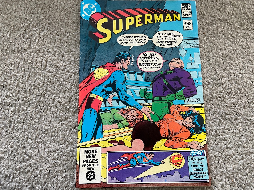 1981 Superman Vintage Comic Book - Etsy