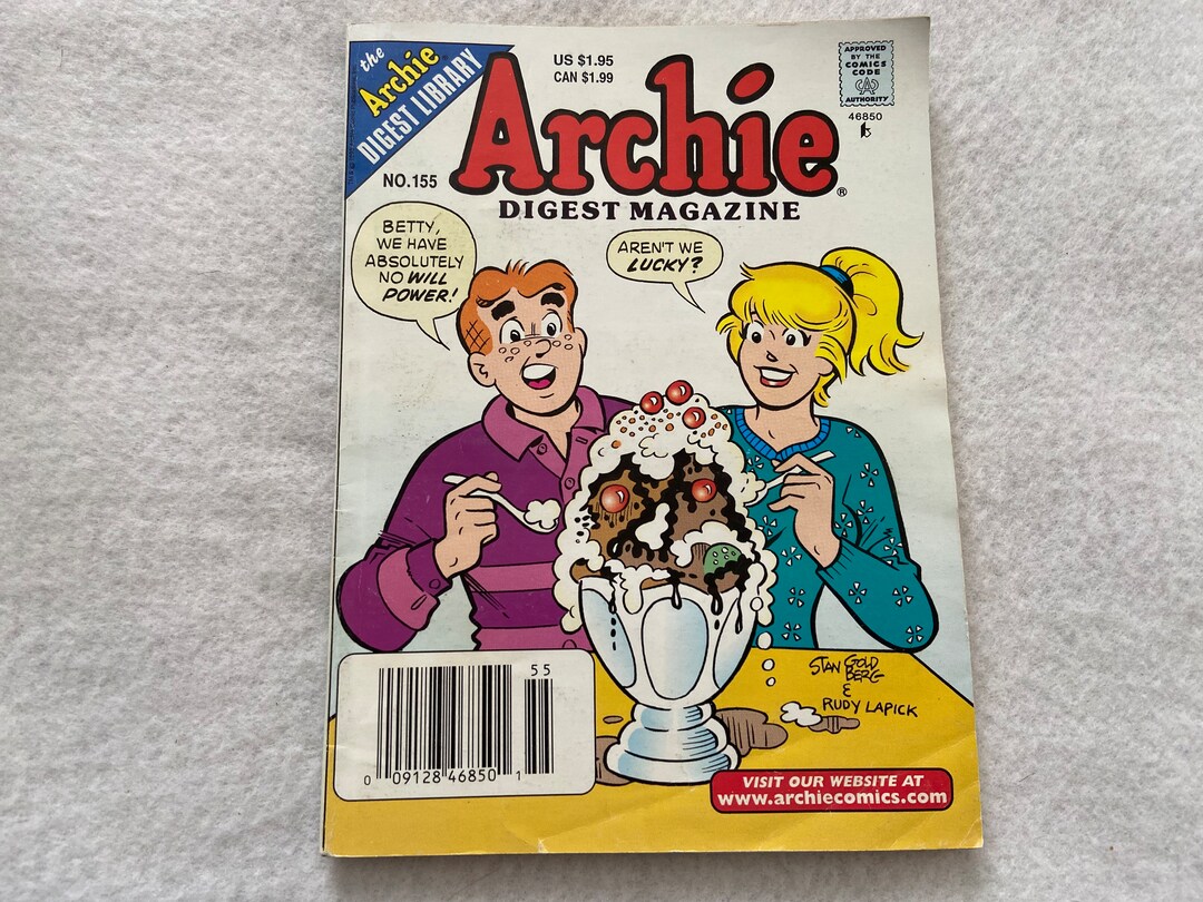 1998 Archie Digest Magazine Vintage Comic Book - Etsy