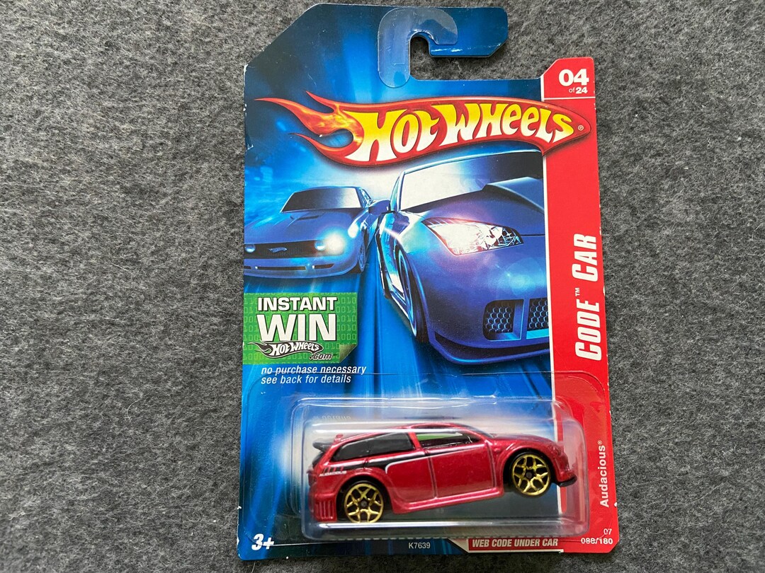 Audacious Code Car Hot Wheels - Etsy