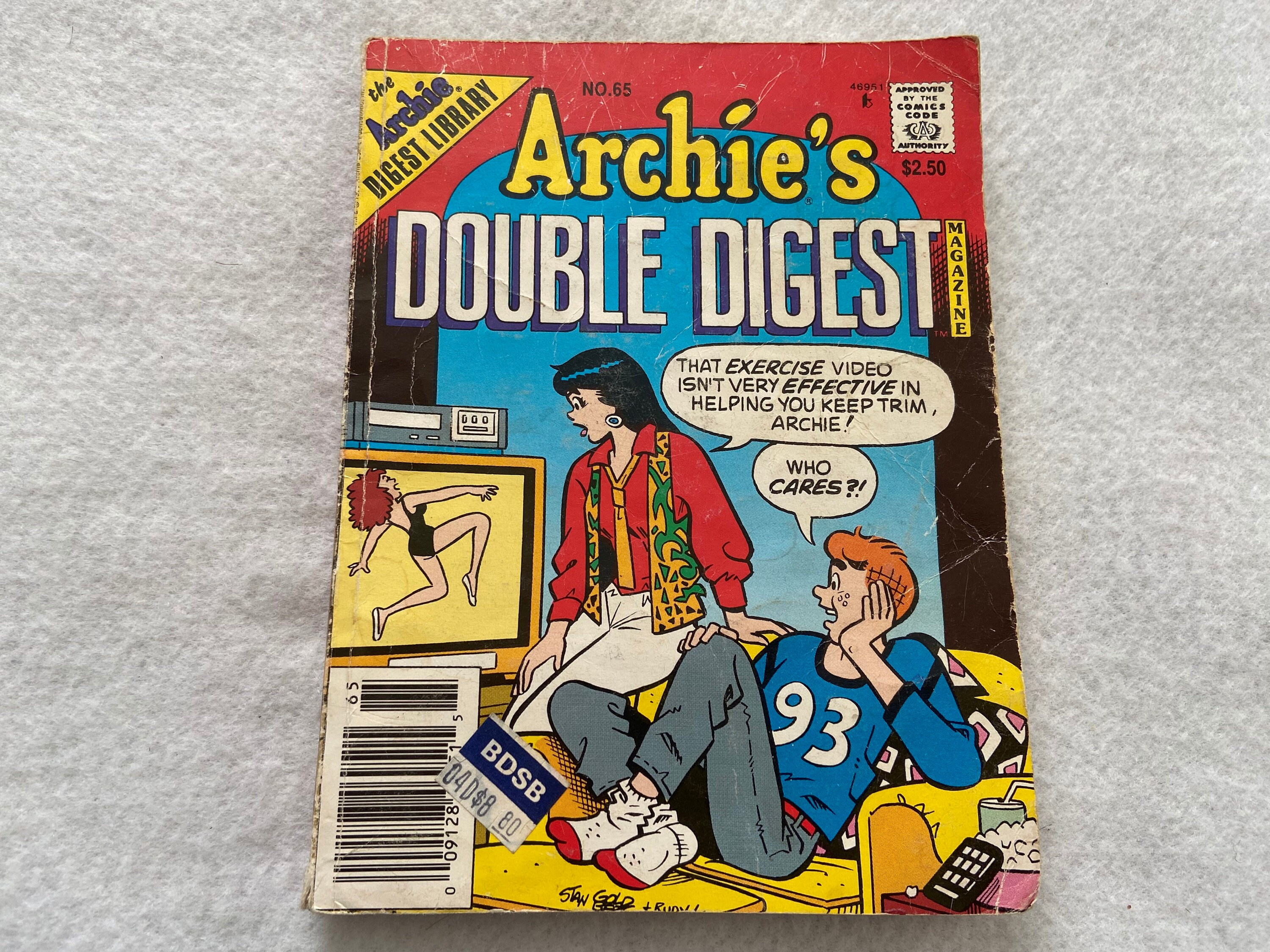 1993 Archie's Double Digest Magazine Vintage Comic Book - Etsy