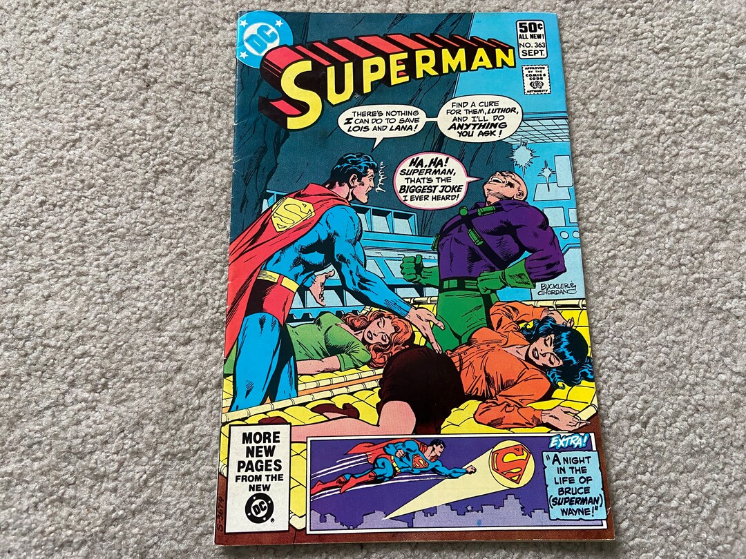 1981 Superman Vintage Comic Book - Etsy
