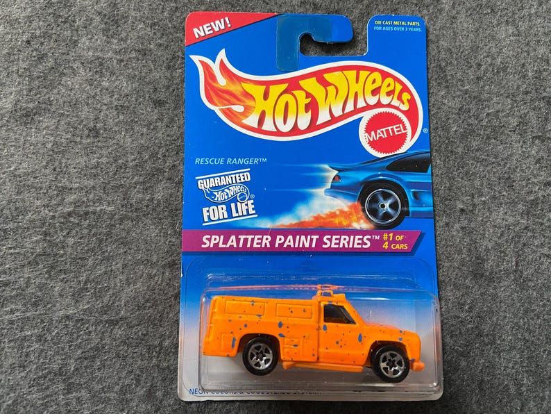 Rescue Ranger Splatter Paint Series Hot Wheels *buy 4, Get 50% Off* - Etsy