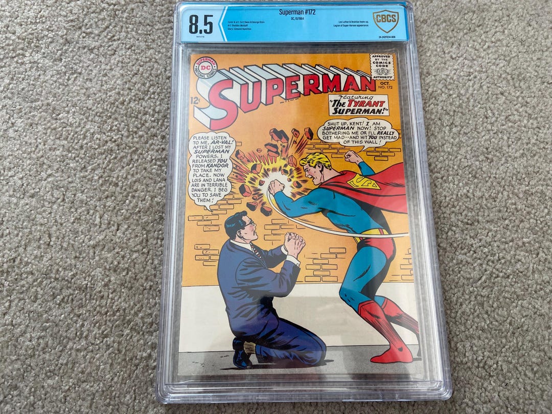 1964 Superman #172 Vintage DC Comic Book CGC 8.5 CBCS *buy 4, Get 50% ...