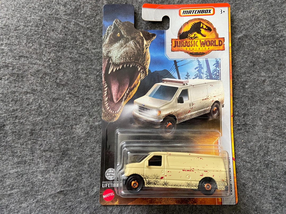 Jurassic World Ford Panel Van Matchbox *buy 4, Get 50% Off* - Etsy