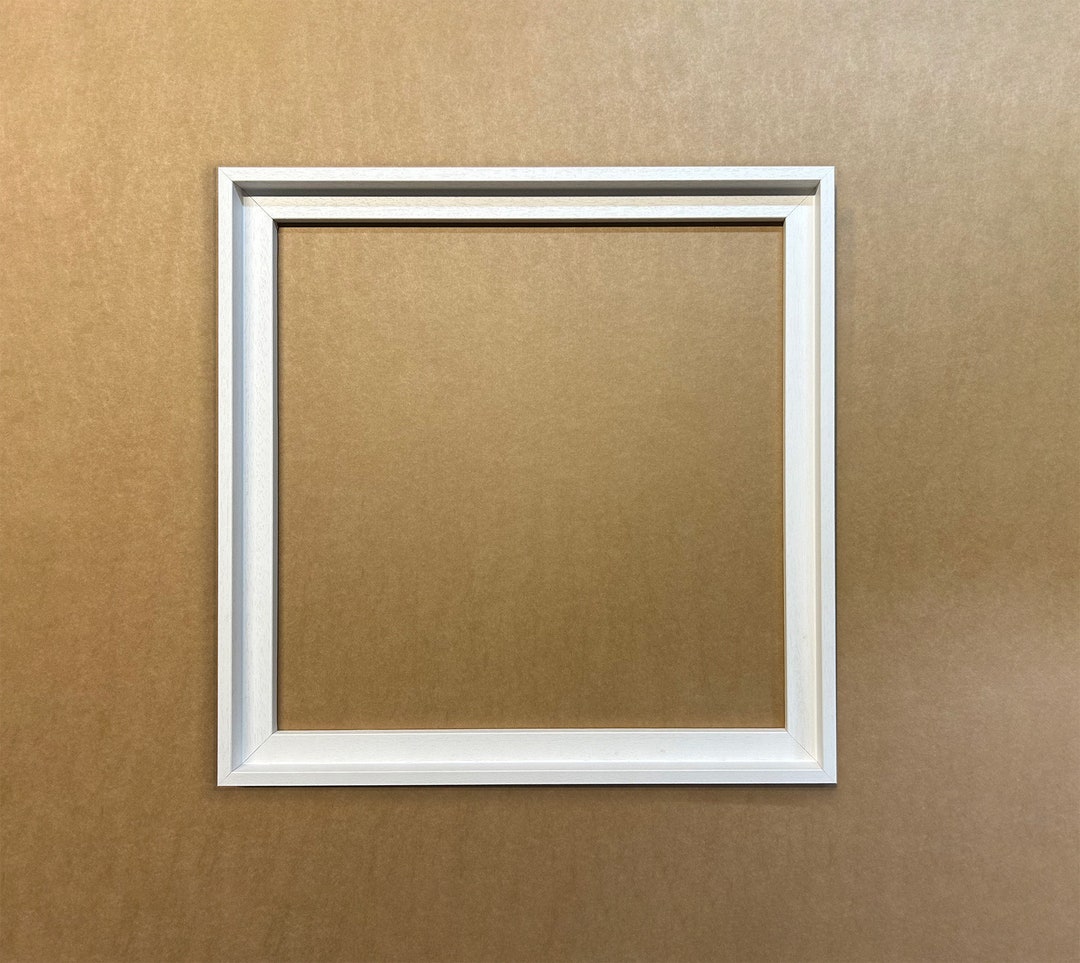 You Choose the Size // White Tray Frame // for Canvas Artworks // Made ...