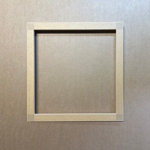 You Choose the Size // White Tray Frame // for Canvas Artworks // Made ...