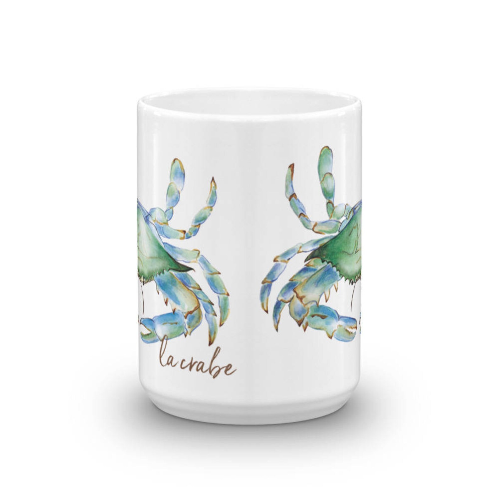 Blue Crab Mug | Louisiana Gift | Coastal Gift | 11 Oz. or 15 Oz. Mug - Etsy