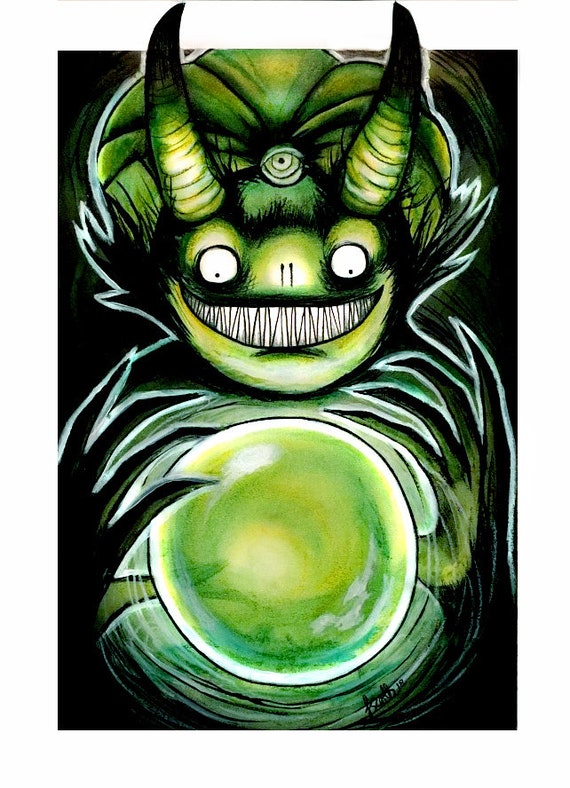 Ghastly Creatures - "The Fortune Teller" : r/ImaginaryMonsters