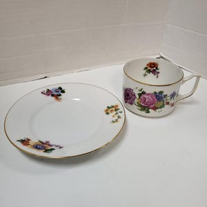 Floral Czech Tea Cups - Etsy