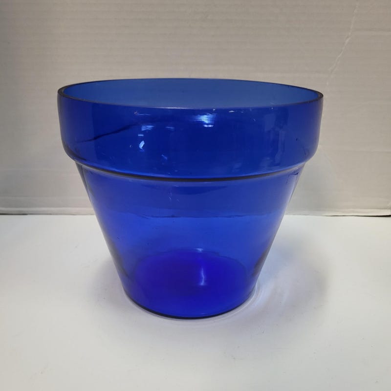 Cobalt Blue Planter - Etsy