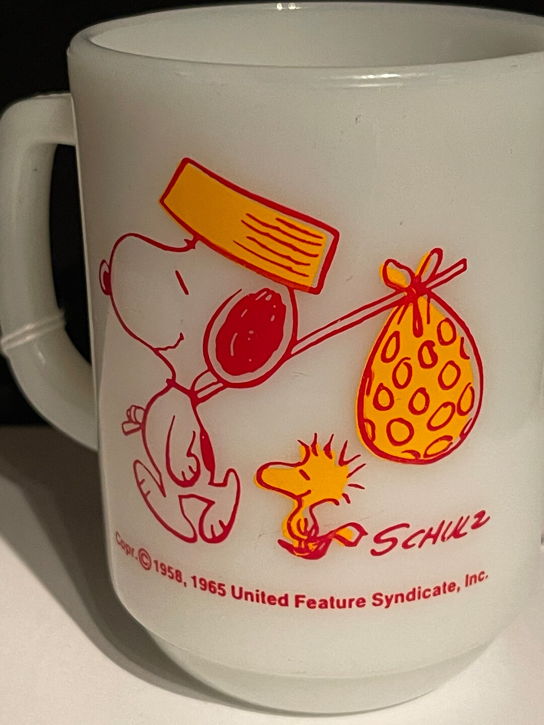Fire King Snoopy Come Home Mug - Etsy