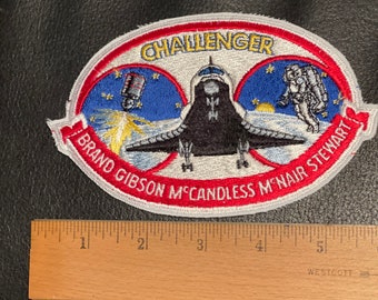 Vintage Challenger Space Shuttle Large Mission Patch - Etsy