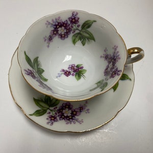 Lefton China Tea Cup & Saucer Set - Etsy