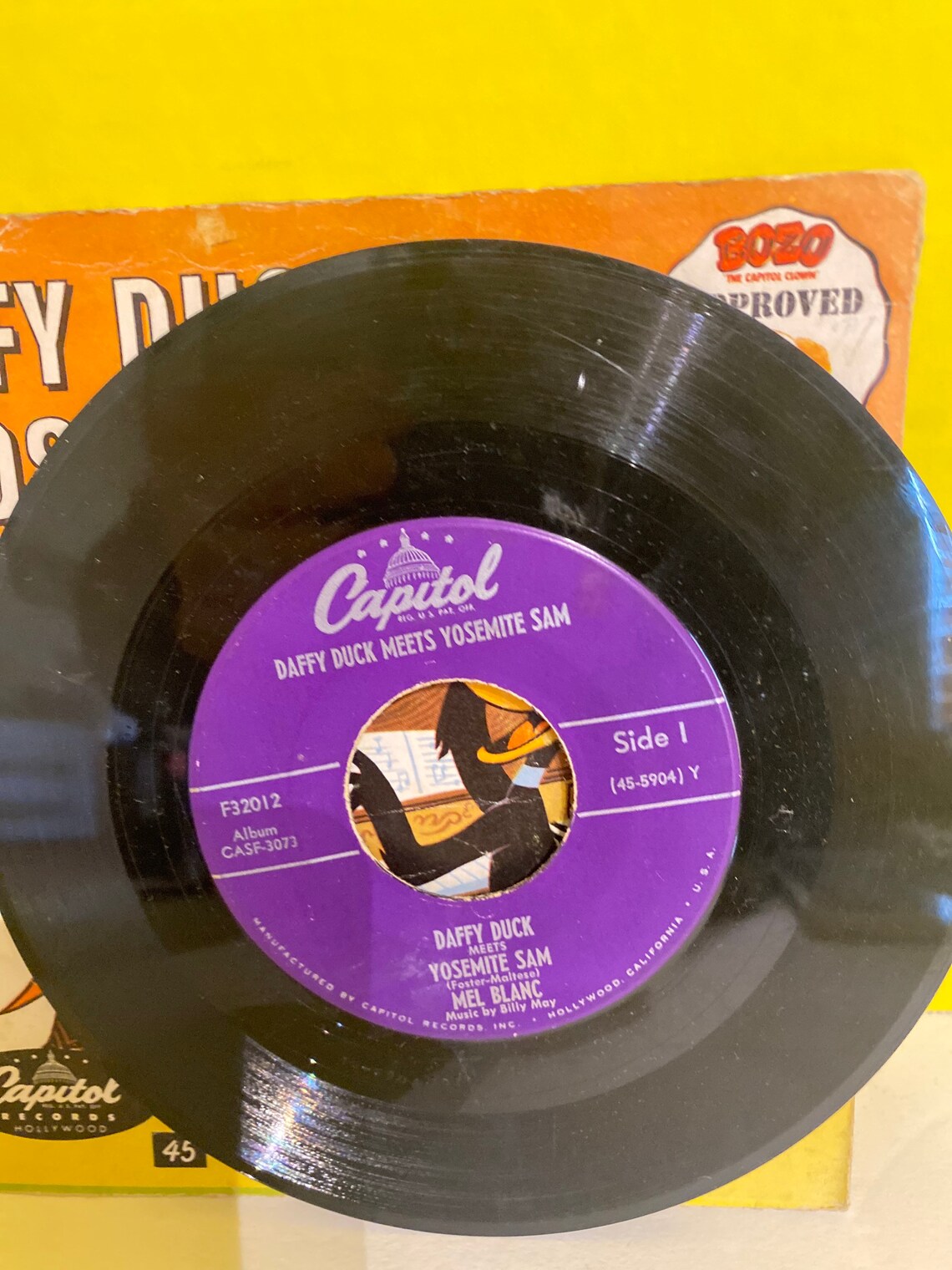 Daffy Duck Meets Yosemite Sam Bozo Record - Etsy