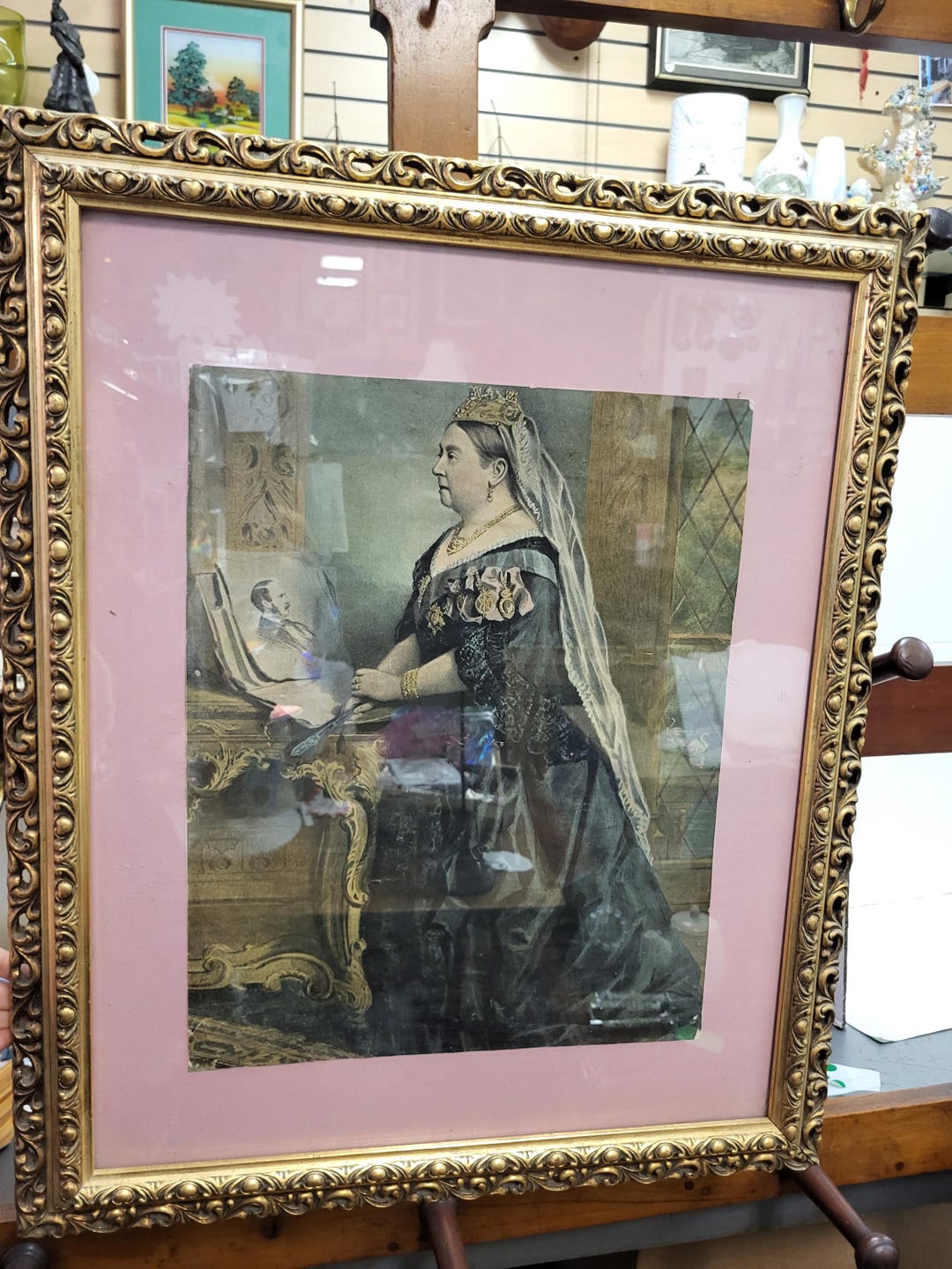 Queen Victoria Lithograph - Etsy