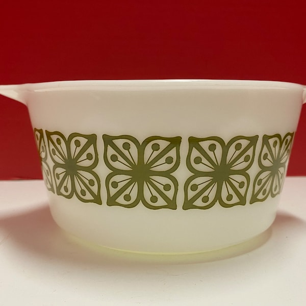 Green Flower Pyrex - Etsy