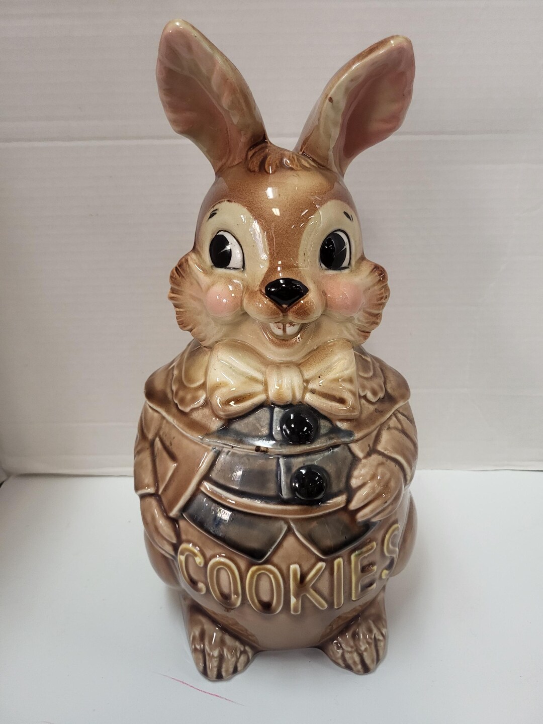 Rabbit Cookie Jar - Etsy