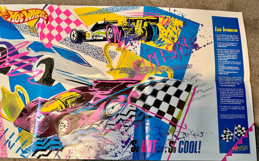 Hot Wheels Promotional Booklet - Etsy