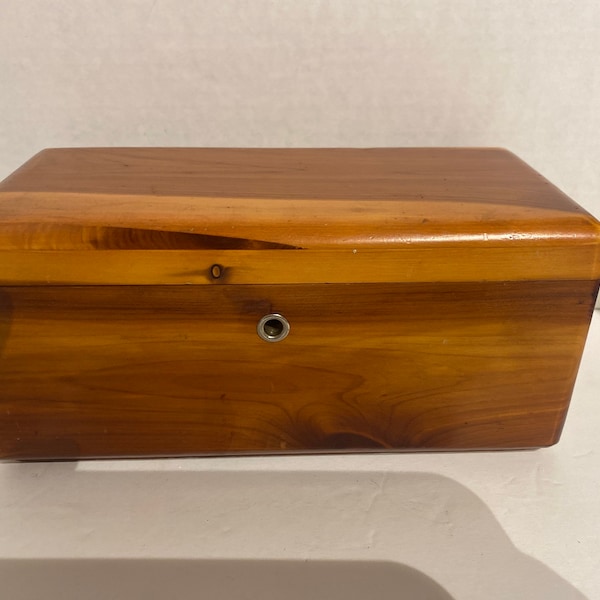 Lane Cedar Chest Jewelry Box - Etsy