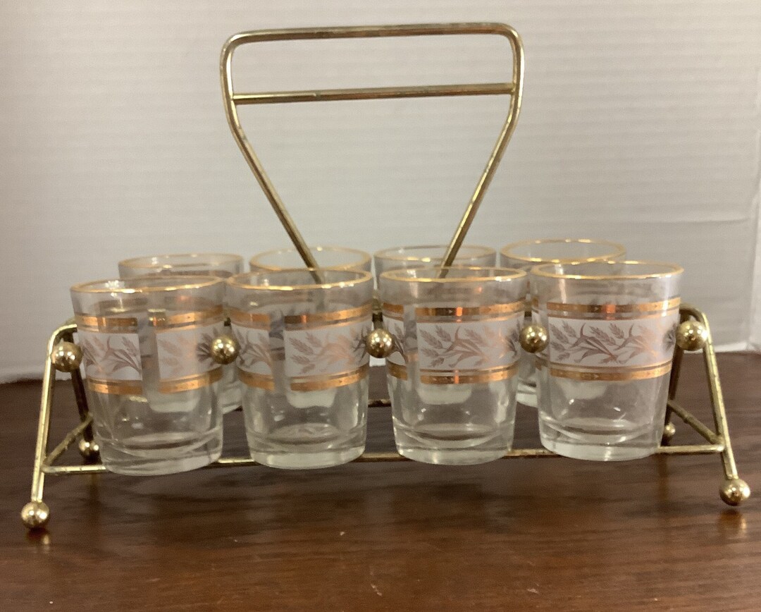 Shot Glass Set With Stand - Etsy