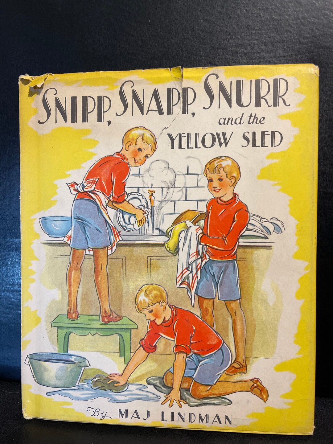 Snipp, Snapp, Snurr and the Yellow Sled - Etsy