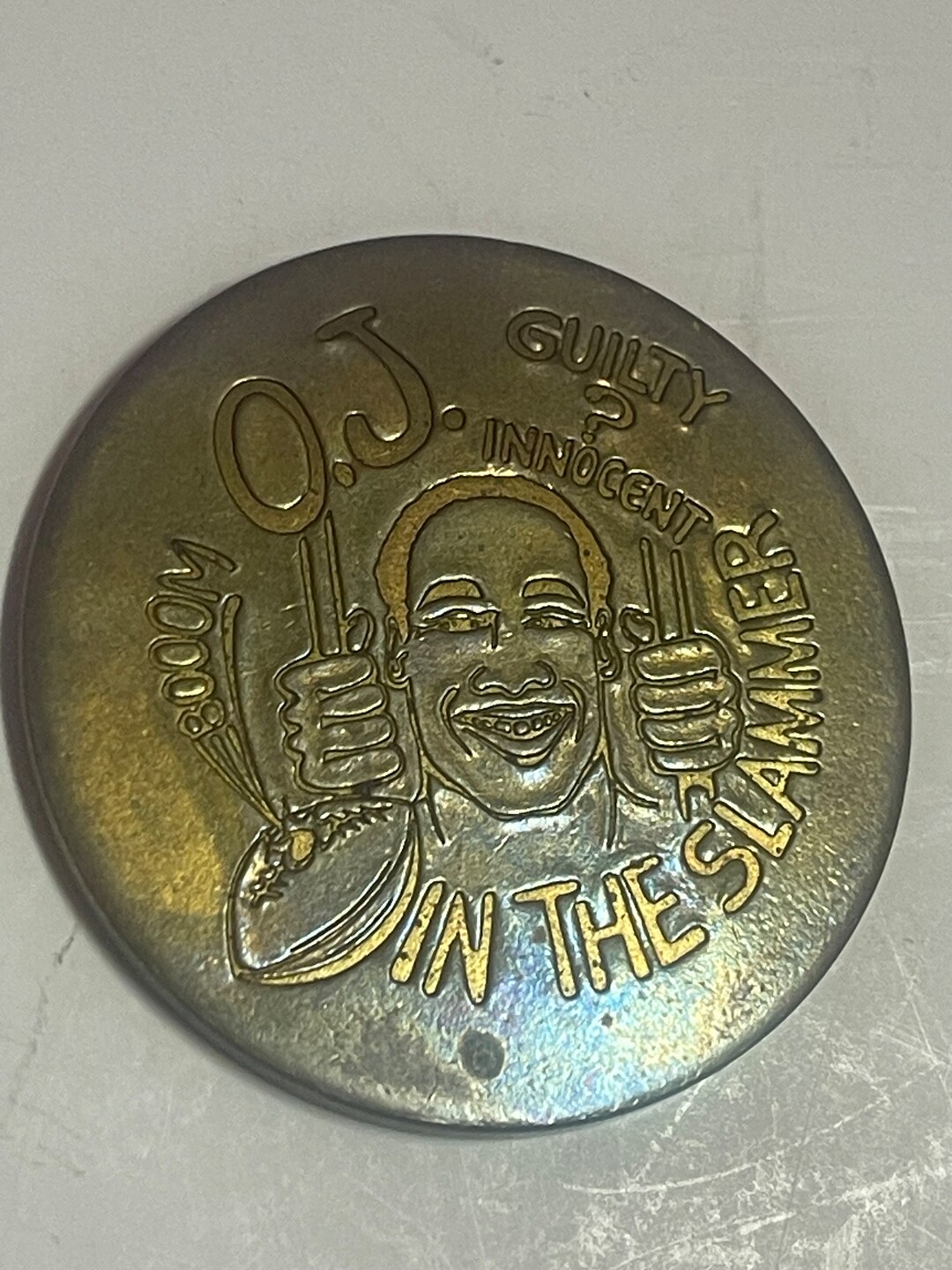 Pog Slammer “OJ in the Slammer” - Etsy