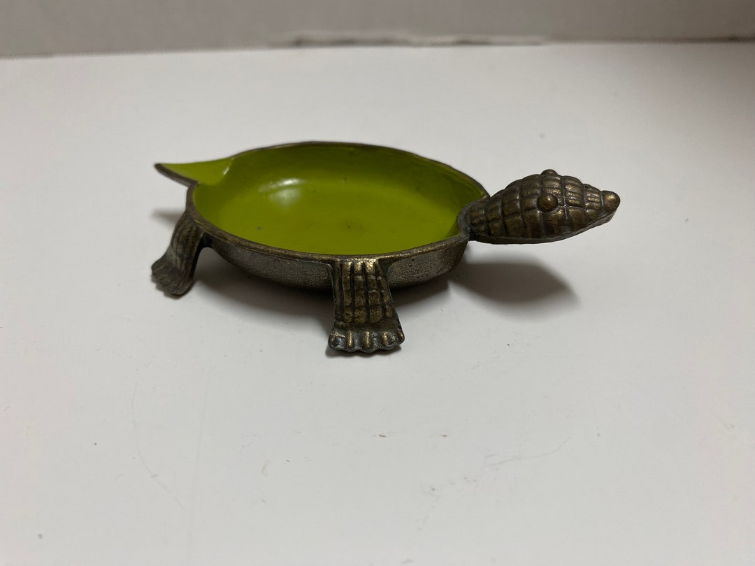 Brass Turtle Ashtray - Etsy