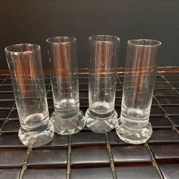 Tall Glasses - Etsy