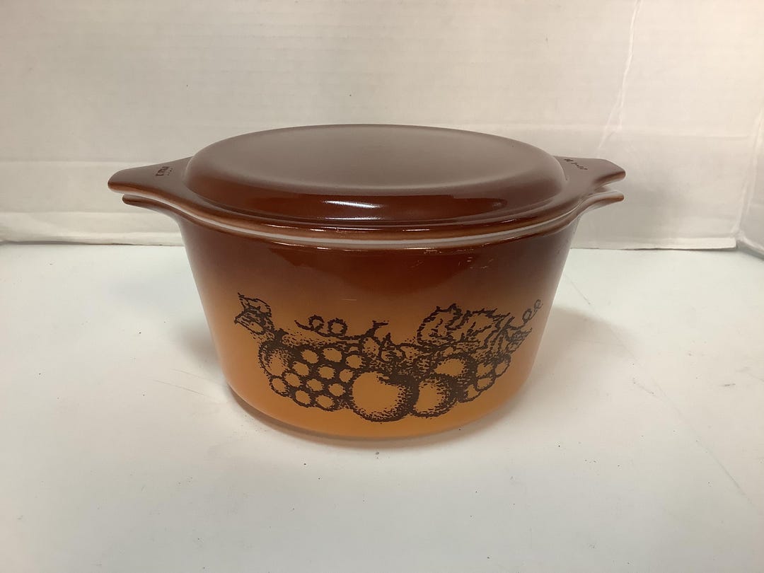 Old Orchard Pyrex Bowl - Etsy
