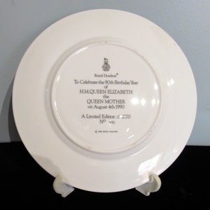 Queen Mother Commemorative Plate - Etsy