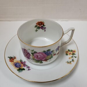 Floral Czech Tea Cups - Etsy