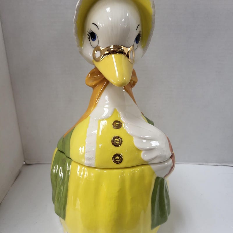 Goose Cookie Jar - Etsy