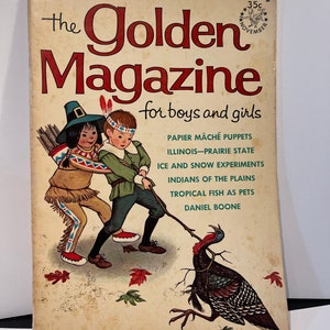 Golden Magazine for Boys & Girls November 1964 - Etsy