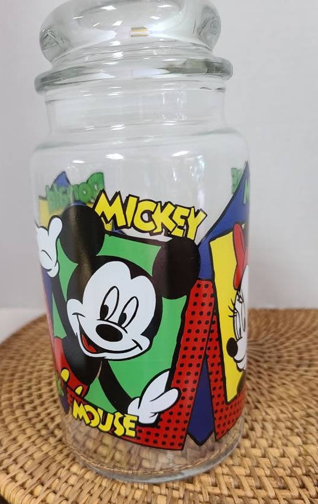 Disney Glass Jar With Lid - Etsy