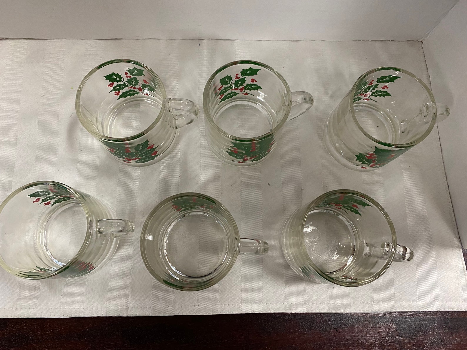 Indiana Holly Glass Set - Etsy