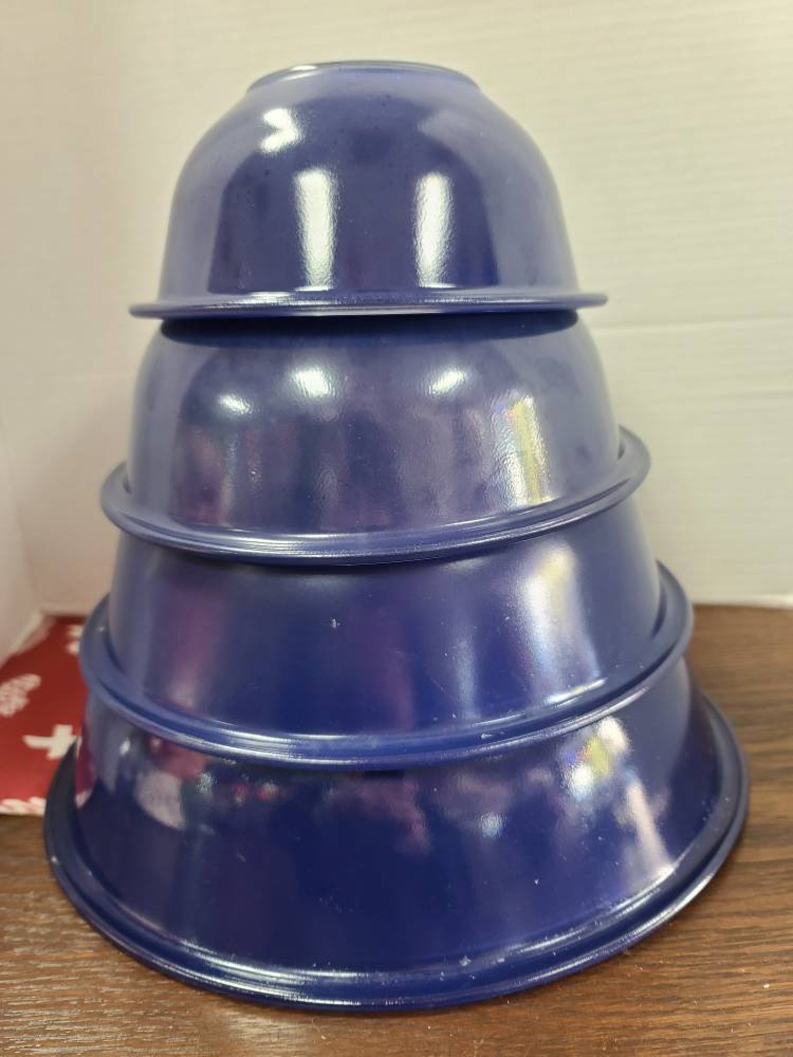 Pyrex Blue Nesting Bowls - Etsy