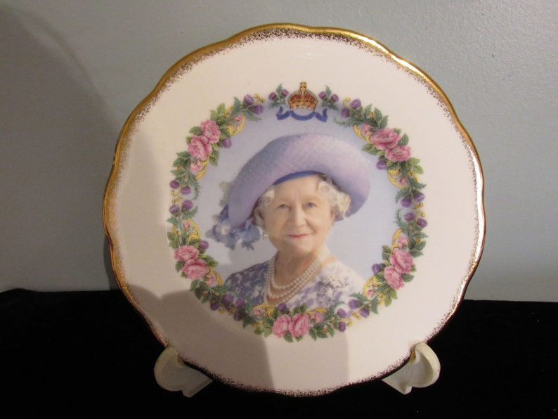 Queen Mother Commemorative Plate - Etsy