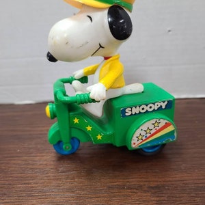 Snoopy on Scooter Toy | Etsy