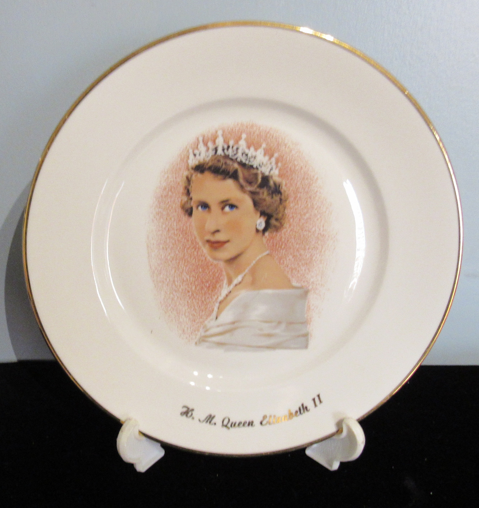 Queen Elizabeth Commemorative Plate | Etsy