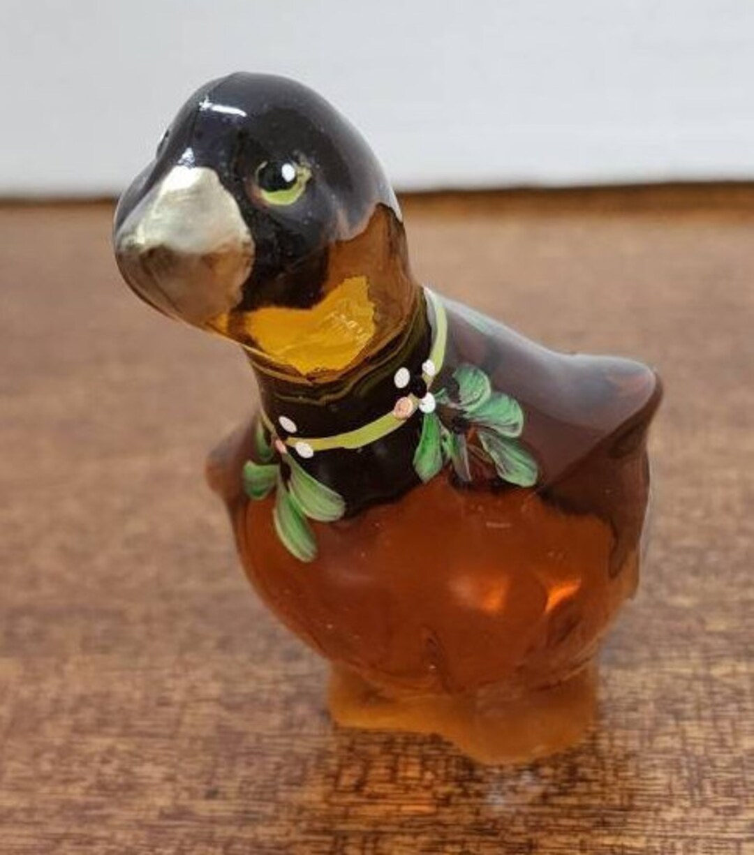 Fenton Gold Goose Figurine - Etsy